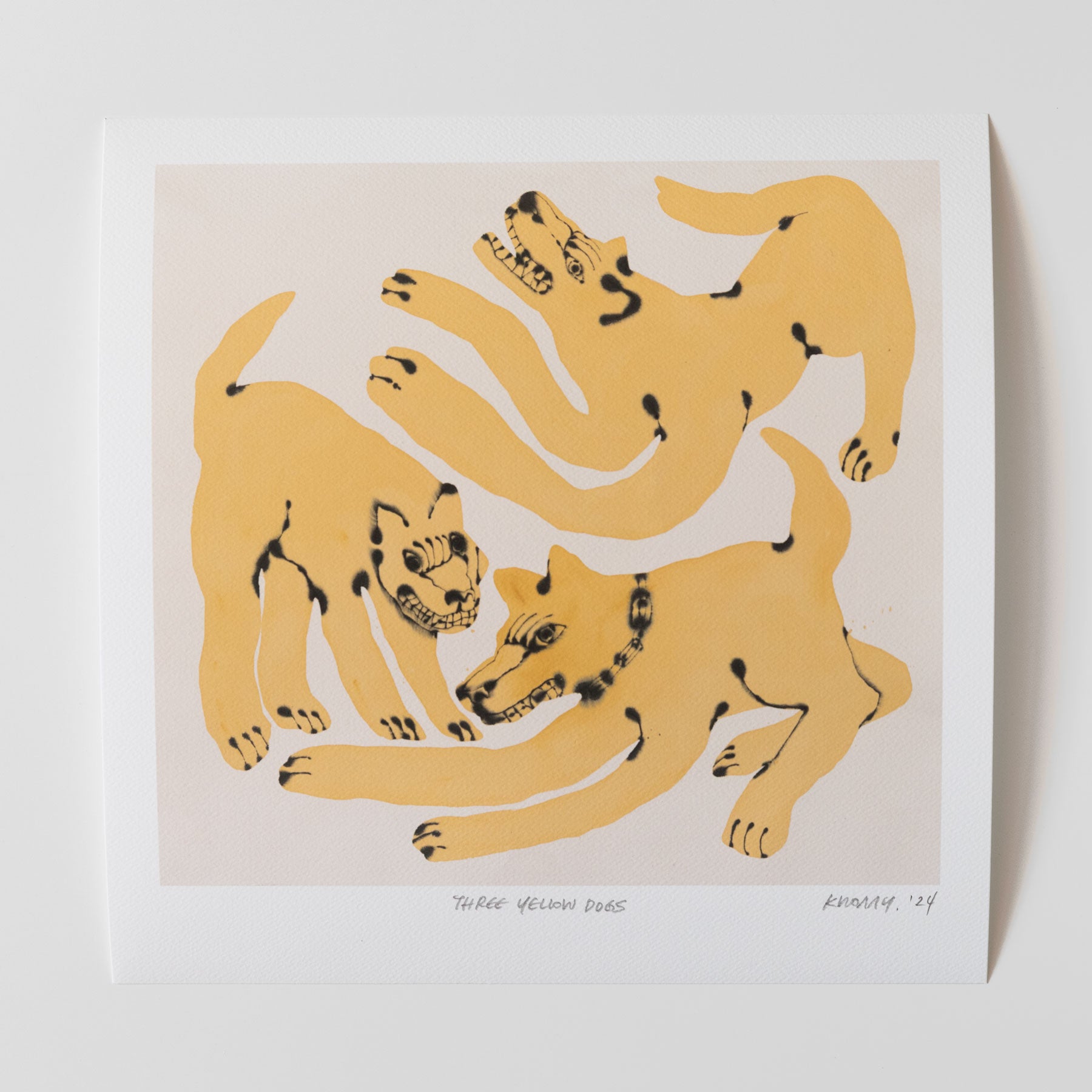 "Three Yellow Dogs" Print – Frye Museum Store
